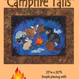 Campfire Tails Applique Kit and Quilt Pattern, From Sweet Season Quilts ...