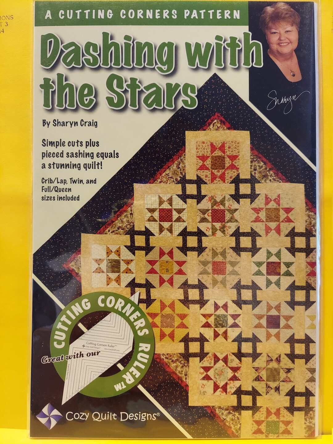 Dashing With the Stars Quilt Quilting Pattern, From Cozy Quilt Designs ...
