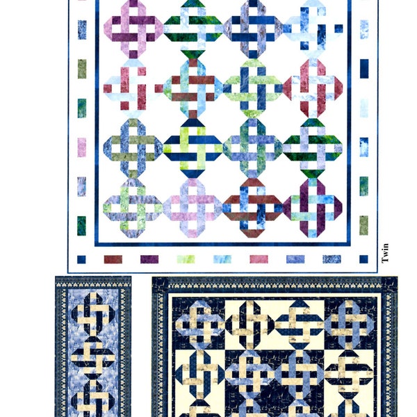 Entwined Quilt Pattern - Etsy