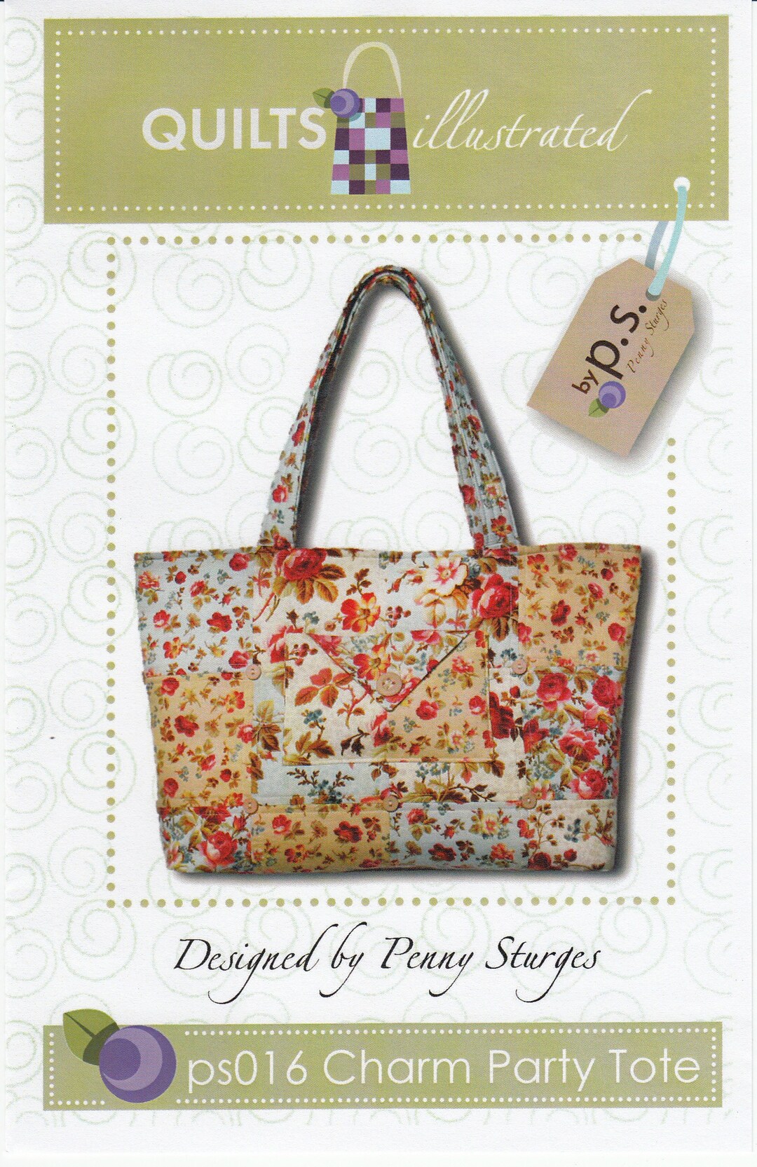 Charm Party Tote Bag Sewing and Quilting Pattern From Quilts ...