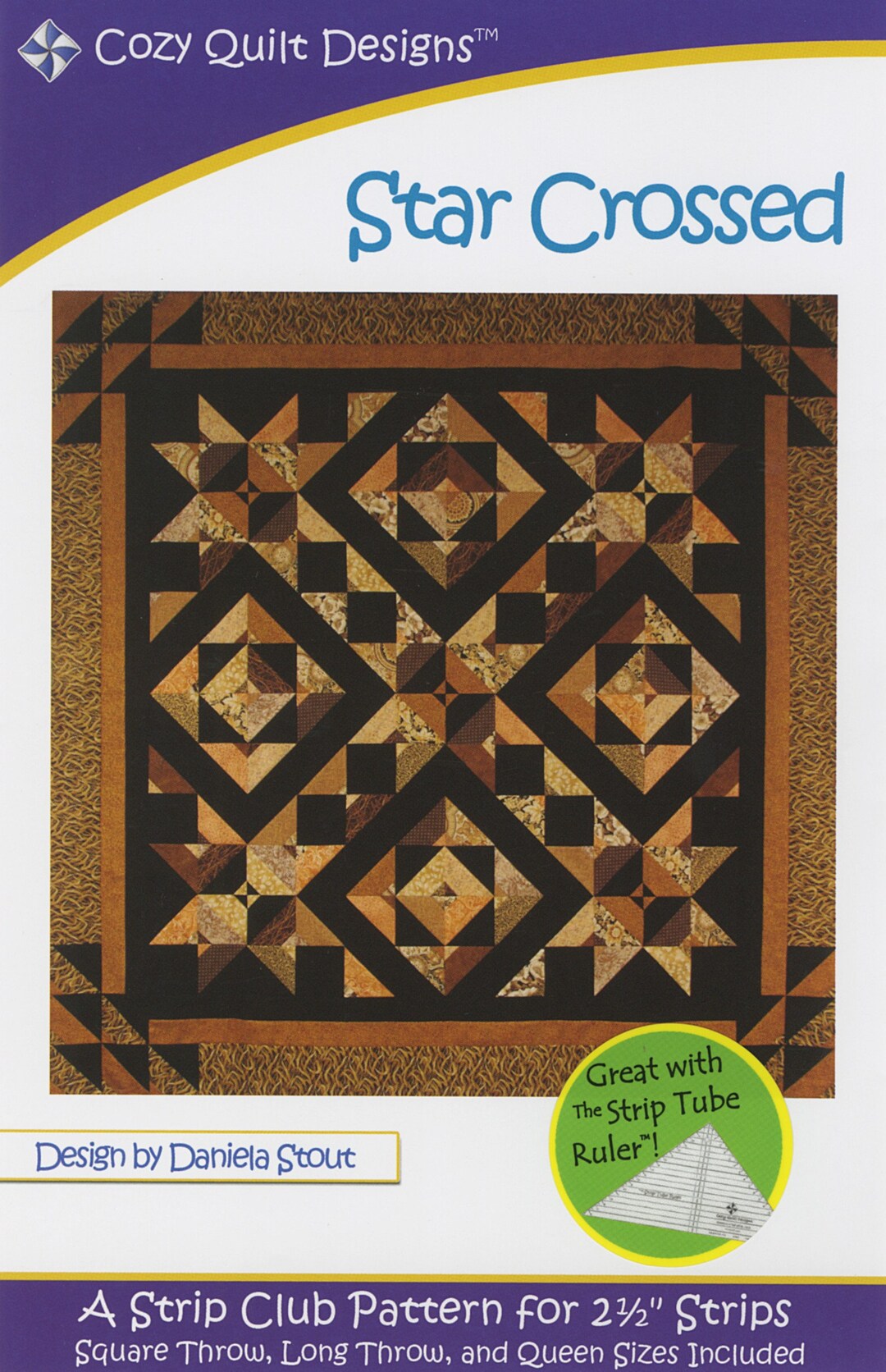 Star Crossed Quilt Quilting Pattern From Cozy Quilt Designs BRAND NEW ...