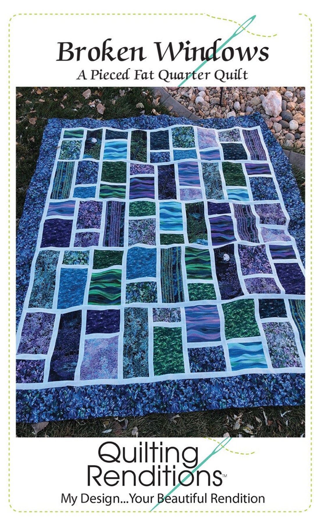 Broken Windows Quilt Quilting Pattern, From Quilting Renditions BRAND ...