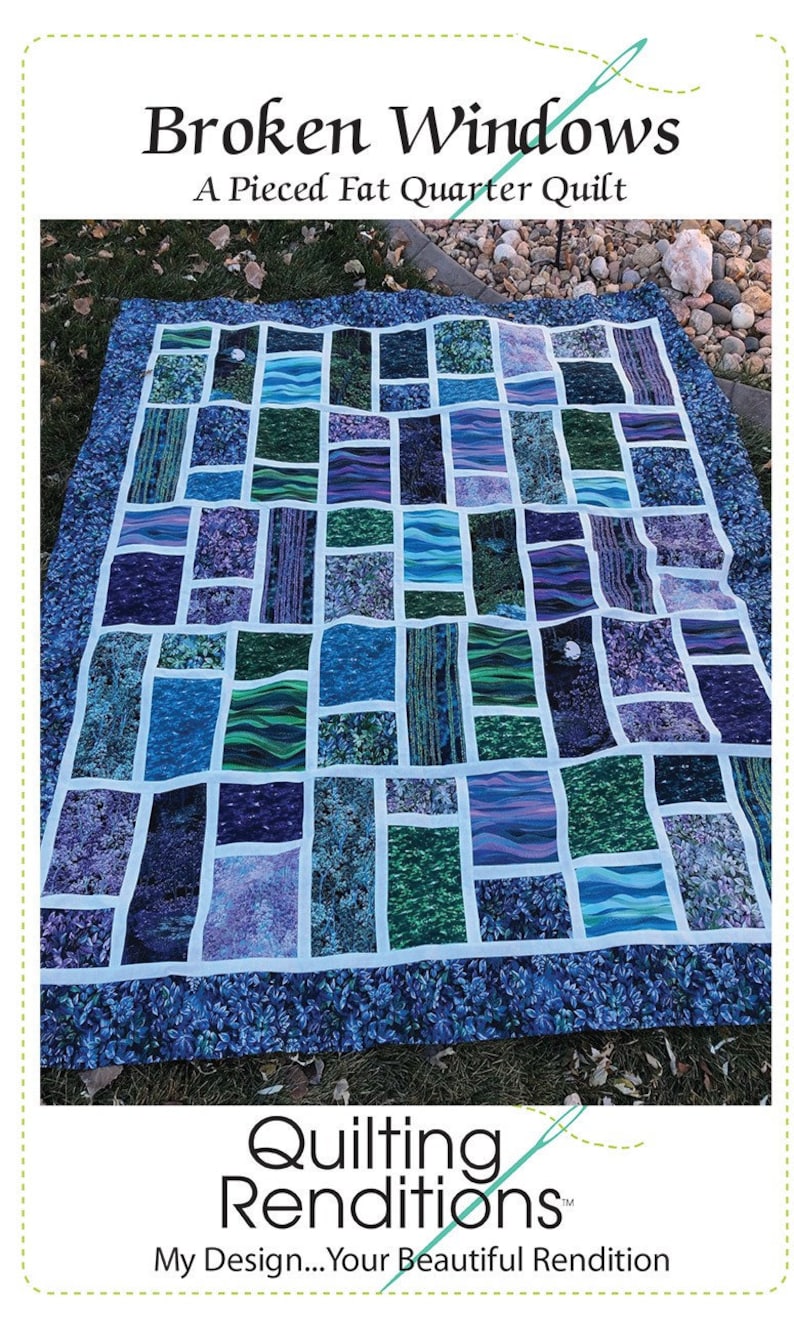 Broken Windows Quilt Quilting Pattern, From Quilting Renditions BRAND ...