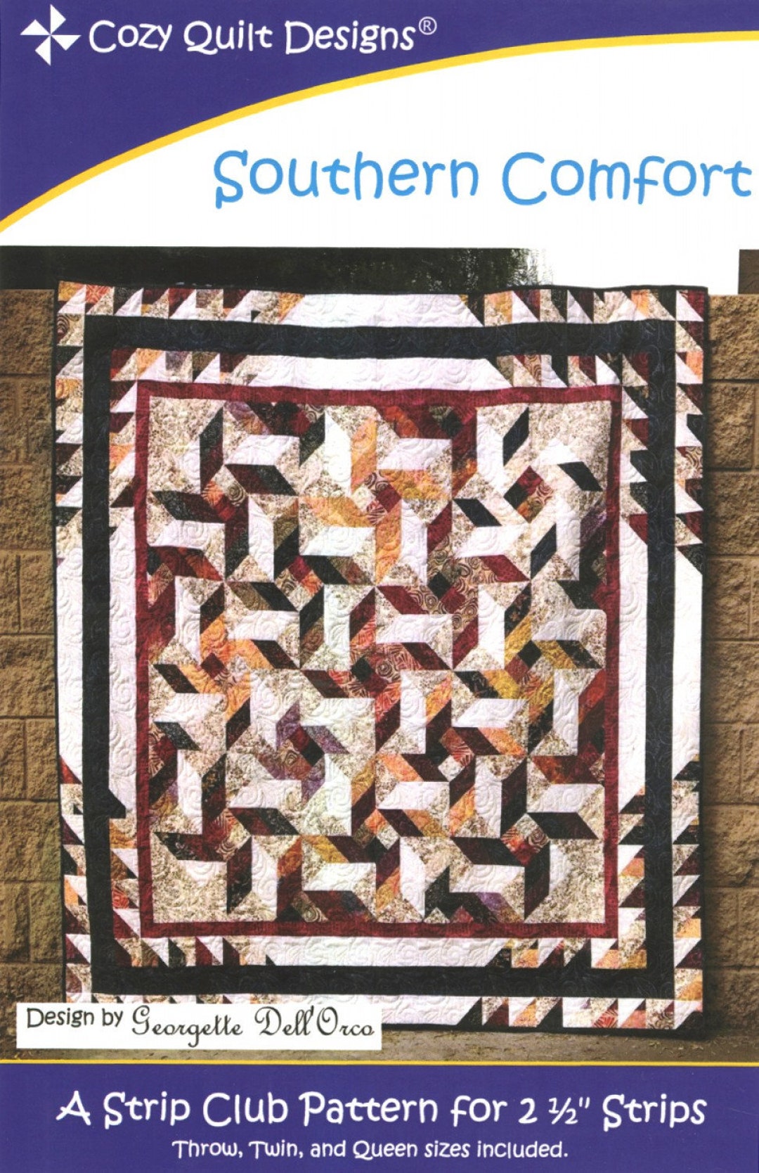 Southern Comfort Quilt Quilting and Sewing Pattern, From Cozy Quilt ...