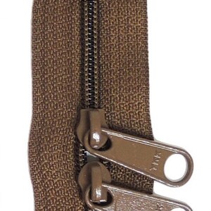 24 Inch Double Slide Zippers With Extra Wide Zipper Tape, 10 Color ...