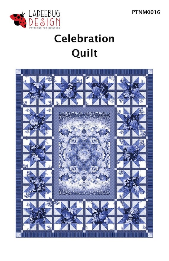 Celebration Quilt Quilting Pattern From Ladeebug Designs - Etsy