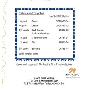 Vintage Frame Quilt Quilting Pattern, From Bound to Be Quilting BRAND ...