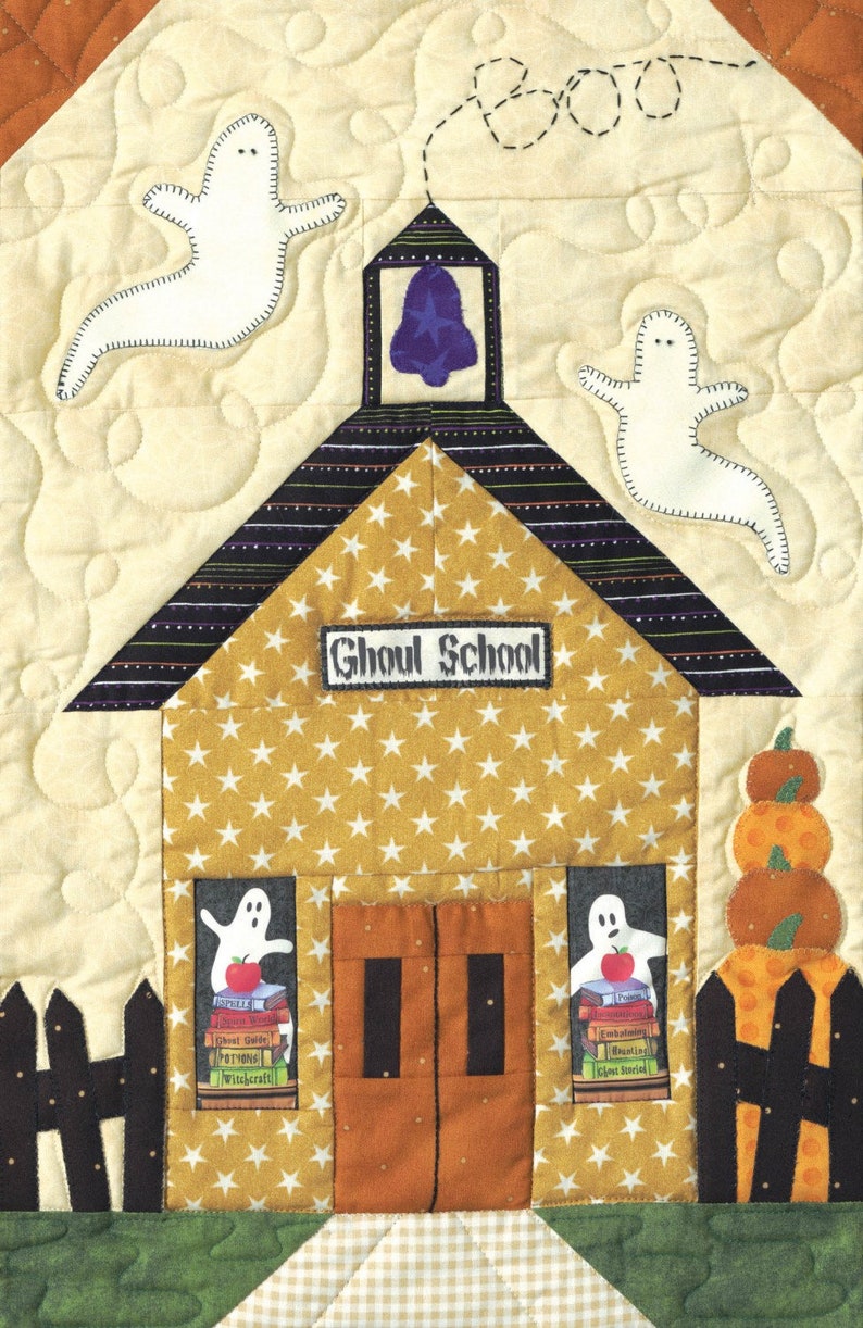 Sew Spooky Halloween, Complete Quilting and Applique Pattern Set From ...