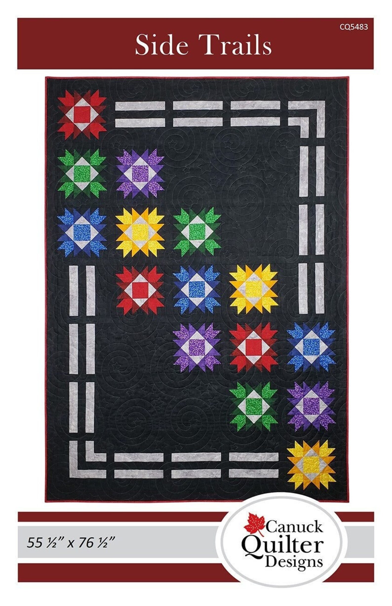 Side Trails Quilt Quilting Pattern From Canuck Quilter - Etsy