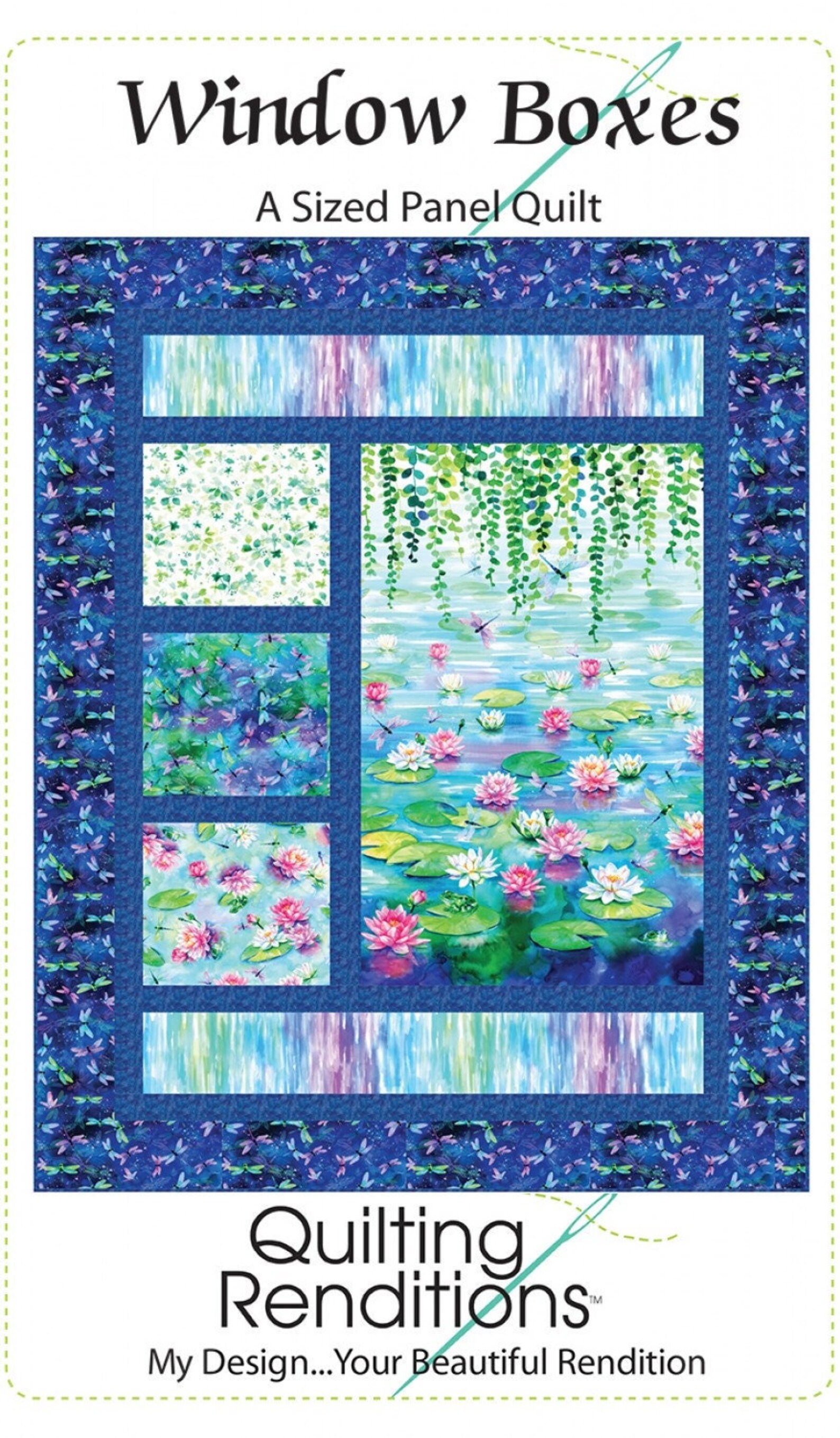 Window Boxes Quilt Quilting Pattern From Quilting Renditions - Etsy