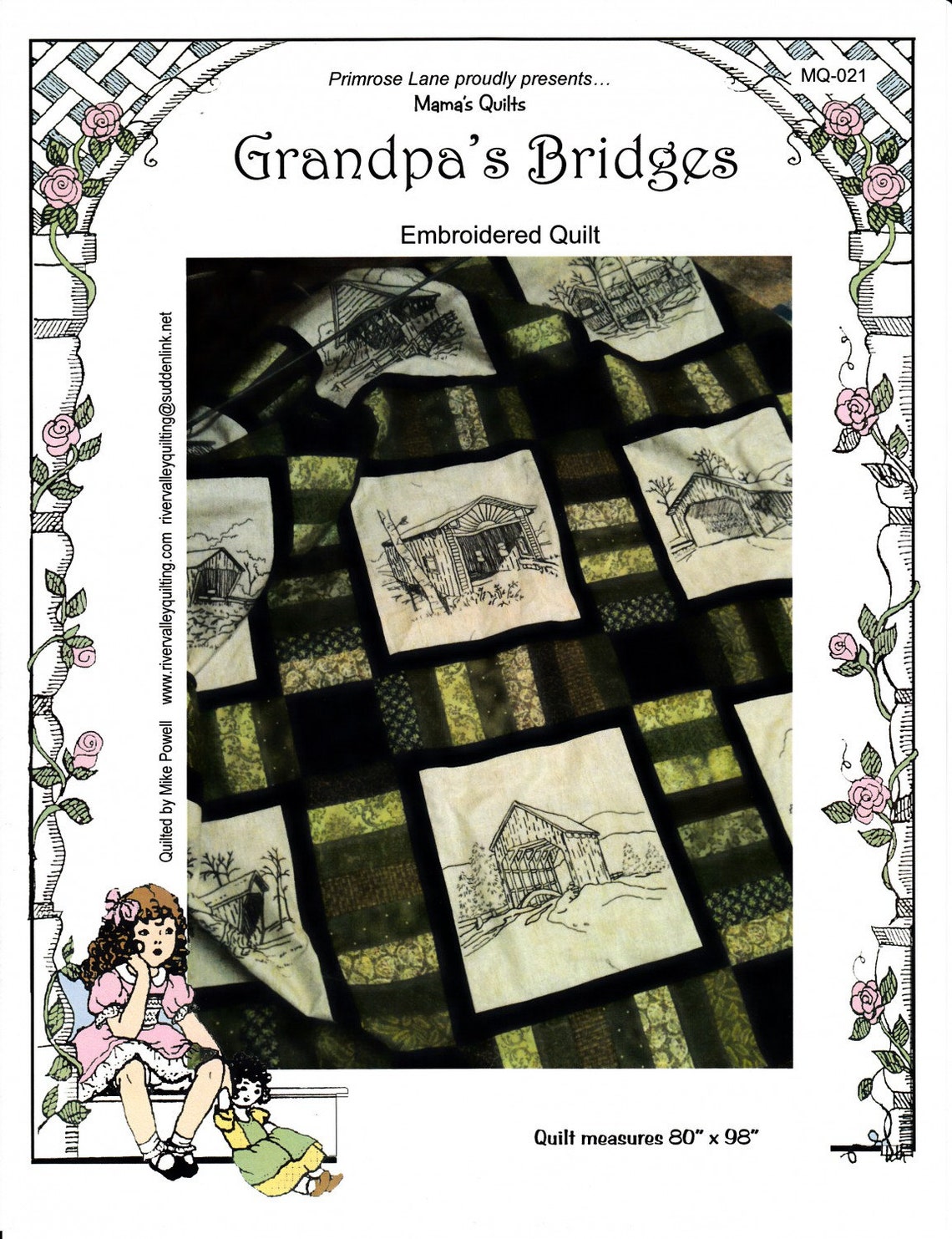 Grandpa's Bridges Quilt Machine Embroidery CD From | Etsy