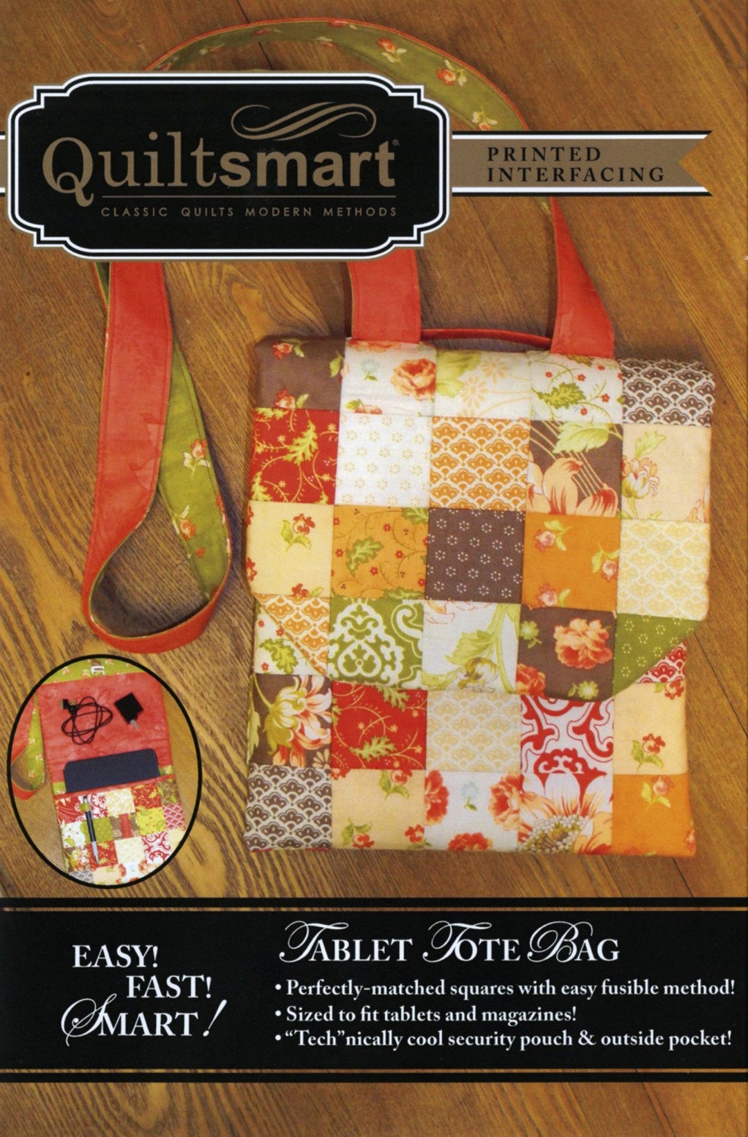 Tablet Tote Bag Fun Pack Pieced Quilting Pattern From Quiltsmart ...