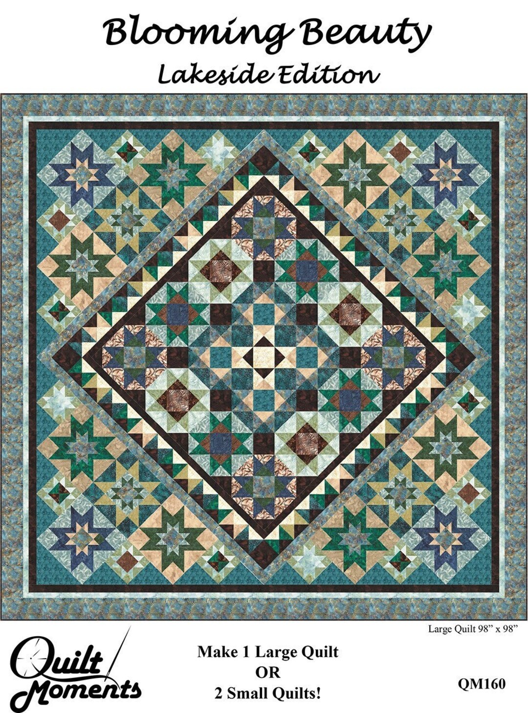 Blooming Beauty Lakeside Edition Quilt Quilting Pattern, From Quilt ...