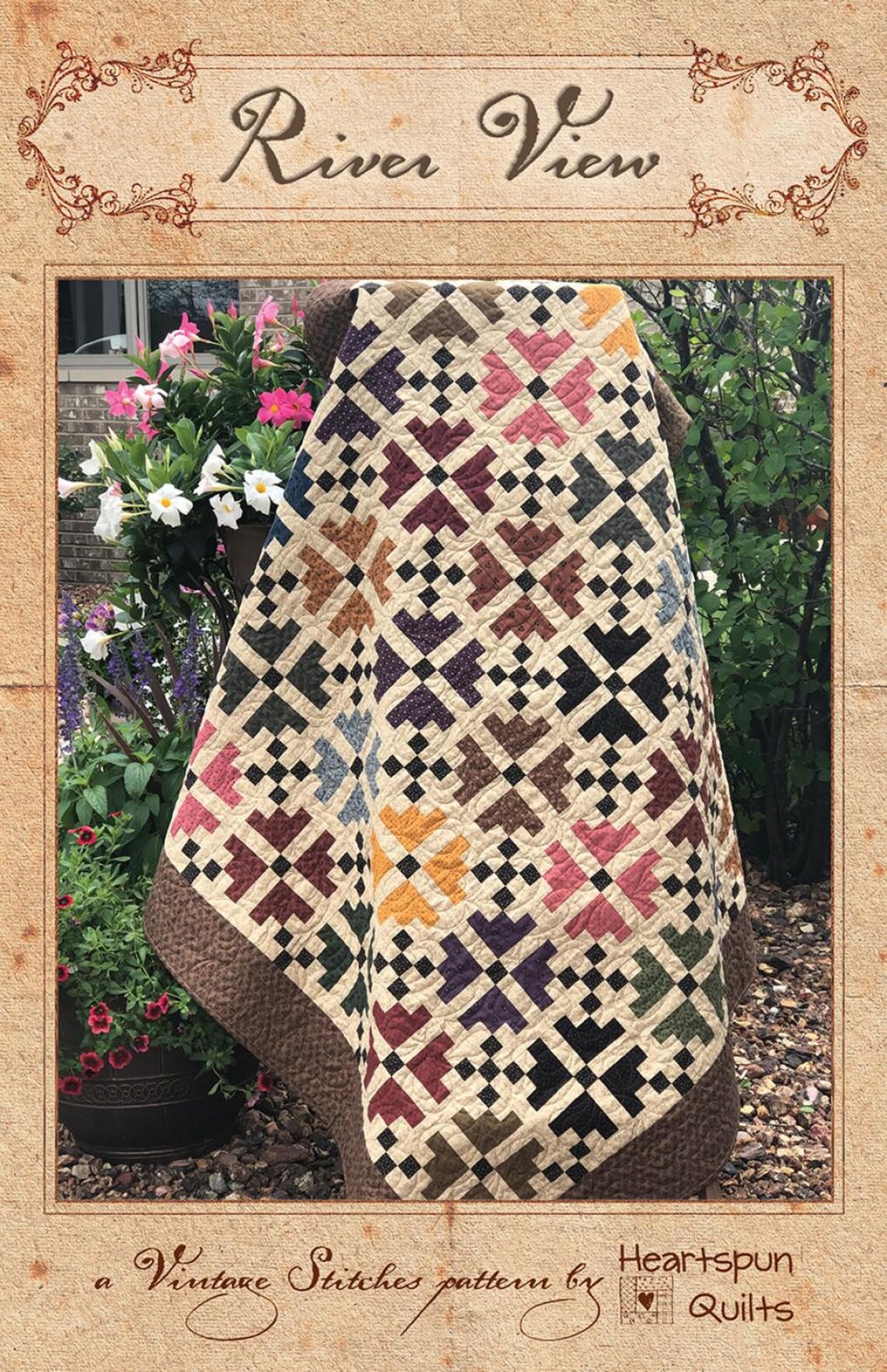River View Quilt Quilting Pattern, From Heartspun Quilts BRAND NEW ...