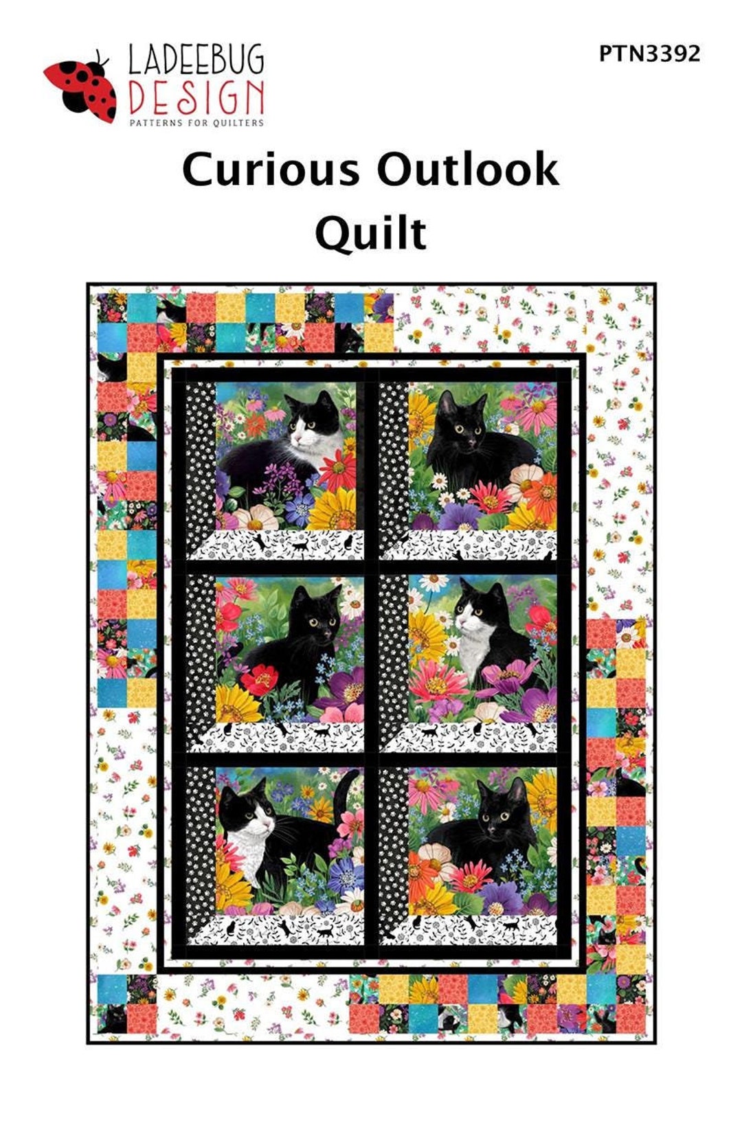 Curious Outlook Quilt Quilting Pattern, From Ladeebug Designs BRAND NEW ...