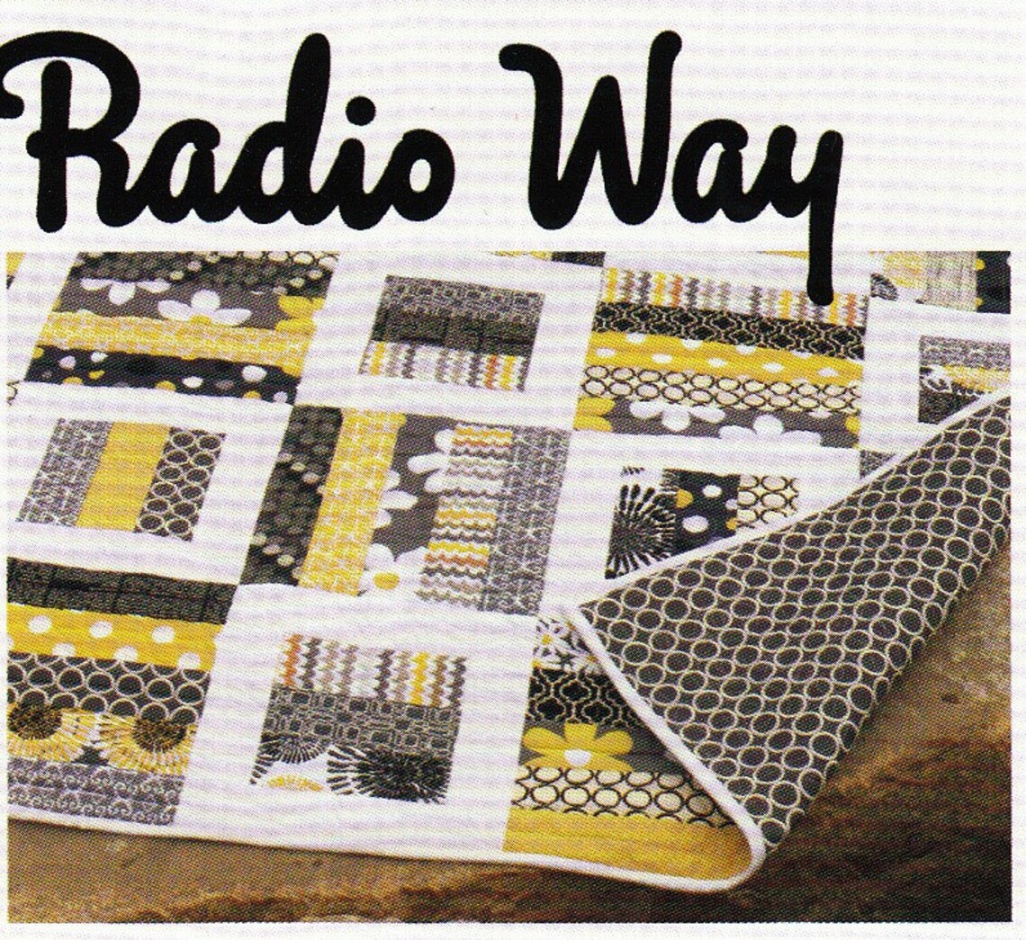 Radio Way Pieced Quilt Quilting Pattern From Jaybird Quilts - Etsy
