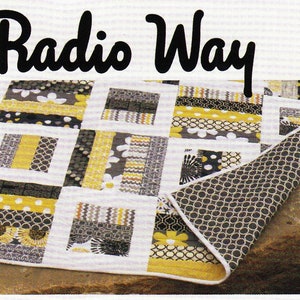 Radio Way Pieced Quilt Quilting Pattern From Jaybird Quilts BRAND NEW ...