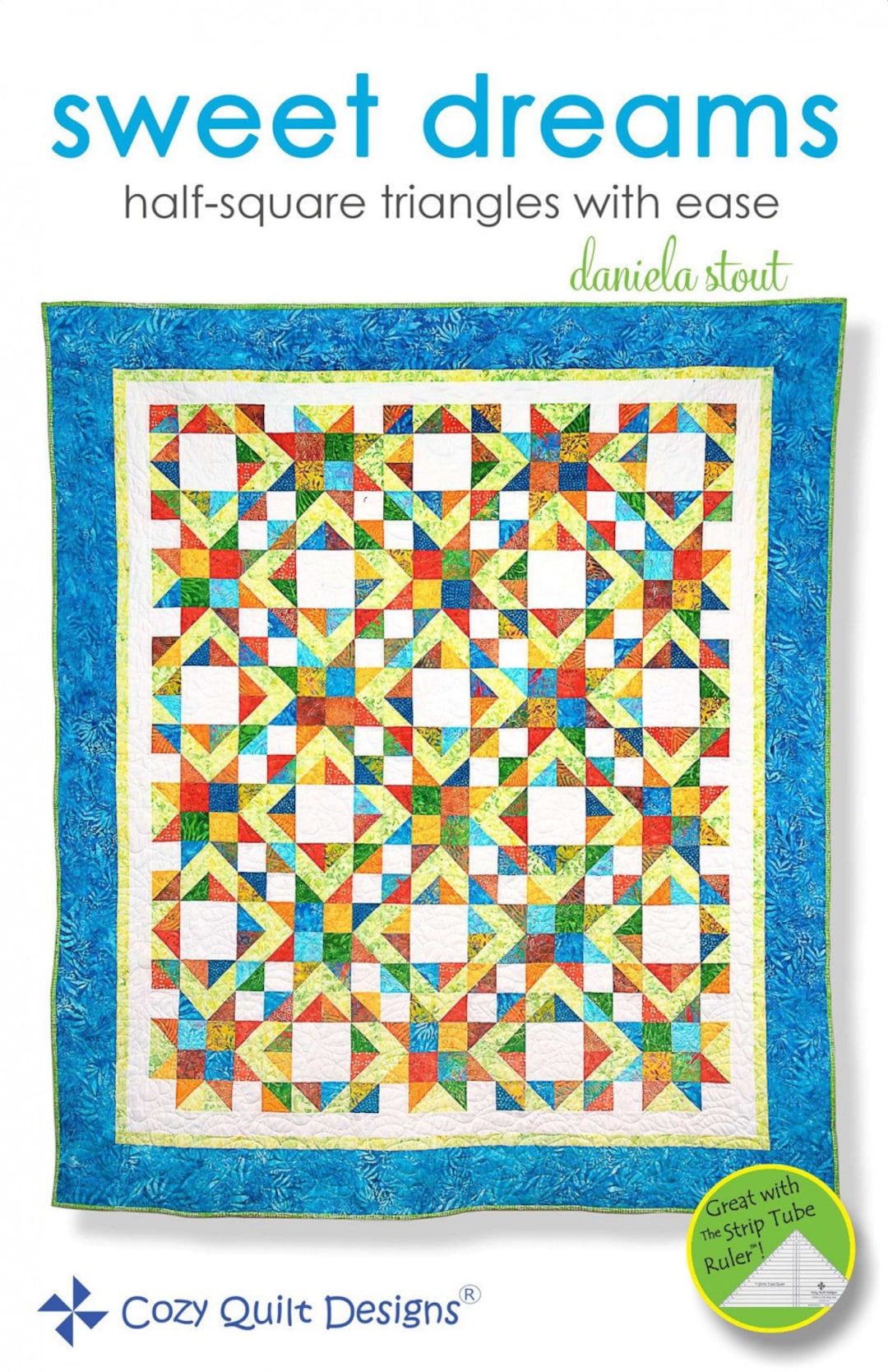 Sweet Dreams Quilt Quilting Pattern, A Paper Pieced Pattern, From Cozy ...