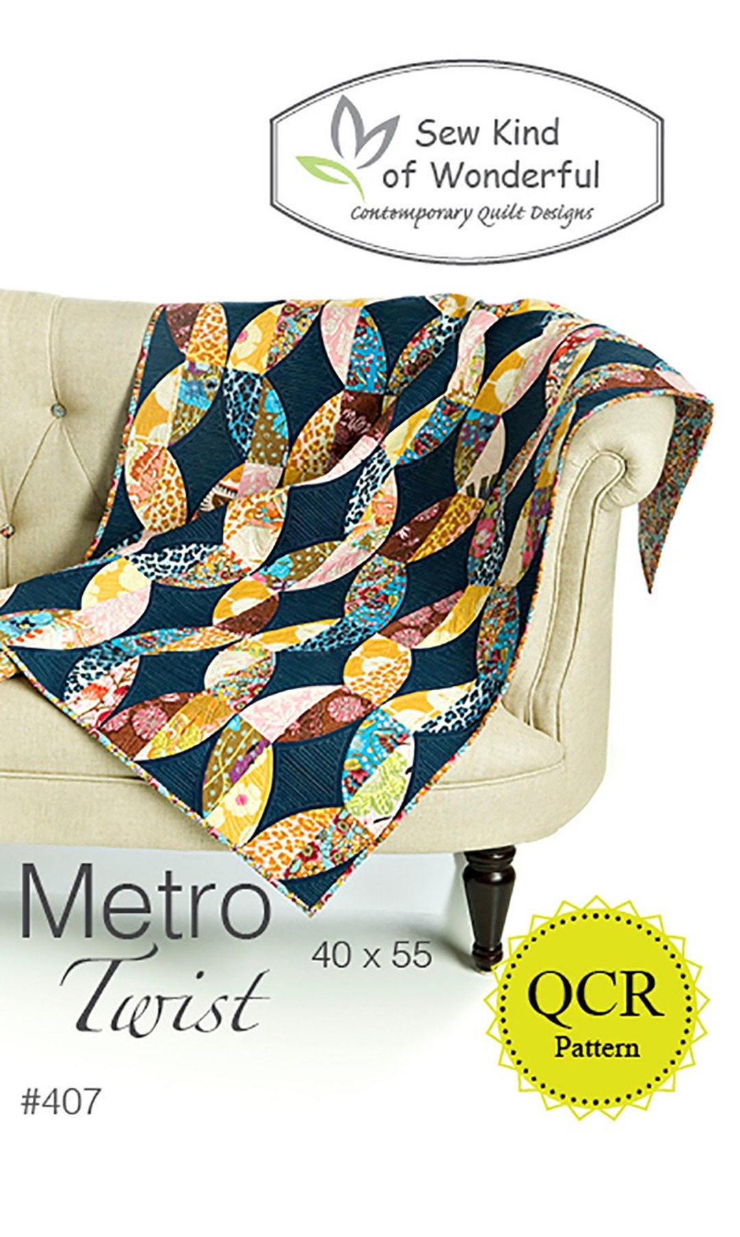 QCR- Metro Twist Quilt, A Pieced Quilting Pattern by Sew Kind of ...
