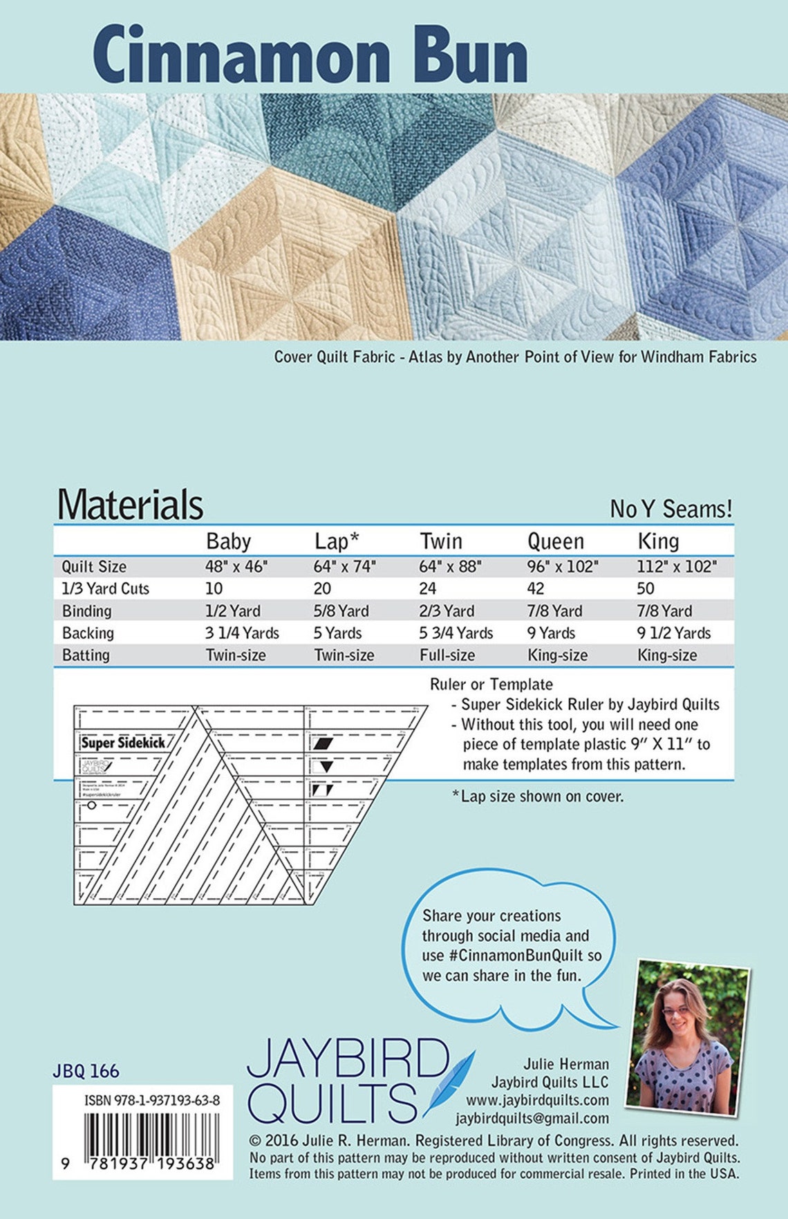 Cinnamon Bun Pieced Quilt Quilting Pattern From Jaybird Quilts - Etsy