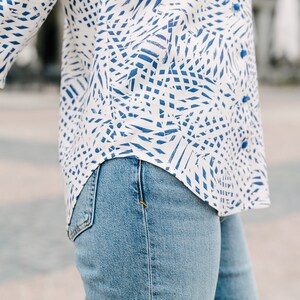 Geneva V-neck Blouse Top Sewing Pattern, Sizes 0 to 20, From Liesl ...