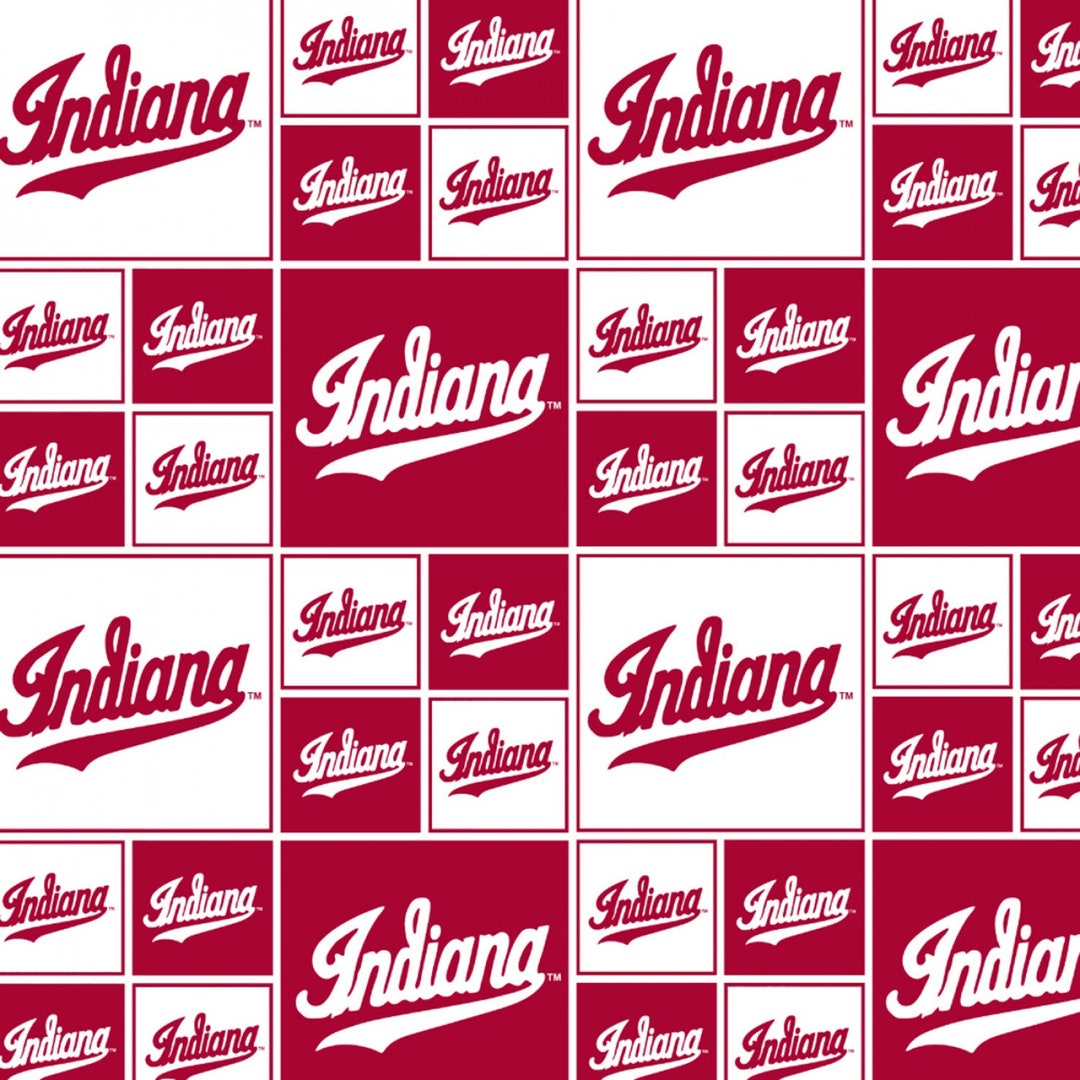 The Indiana University Hoosiers Patchwork Cotton Fabric Priced by the ...