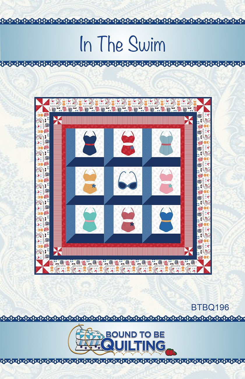 In the Swim Quilt Quilting Pattern, From Bound to Be Quilting BRAND NEW ...
