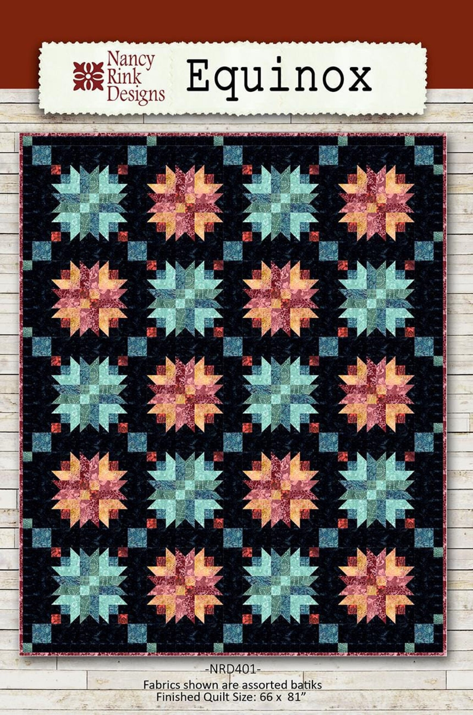 Equinox Quilt Quilting Pattern From Nancy Rink Designs BRAND NEW ...