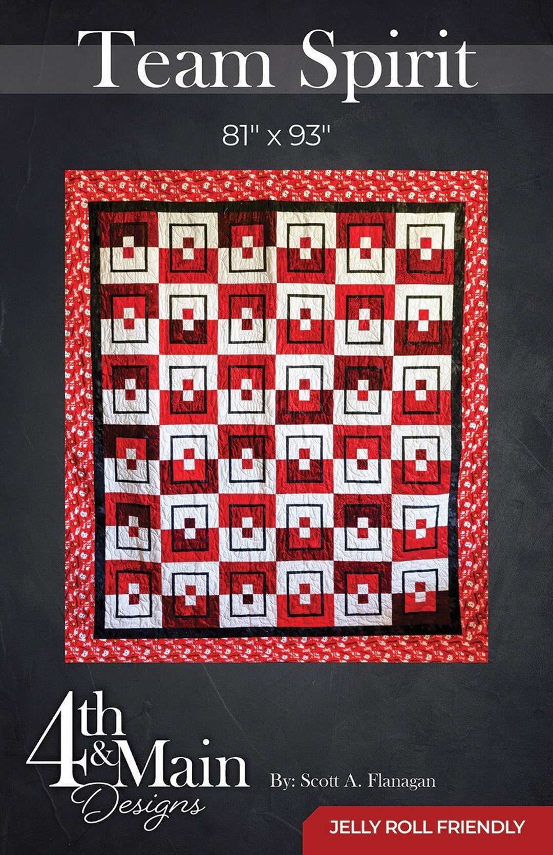 Team Spirit Quilt Quilting Pattern, From 4th and Main BRAND NEW, Please ...