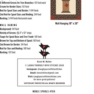 Noble Spools Quilt Quilting Pattern From Laugh Yourself Into Stitches ...