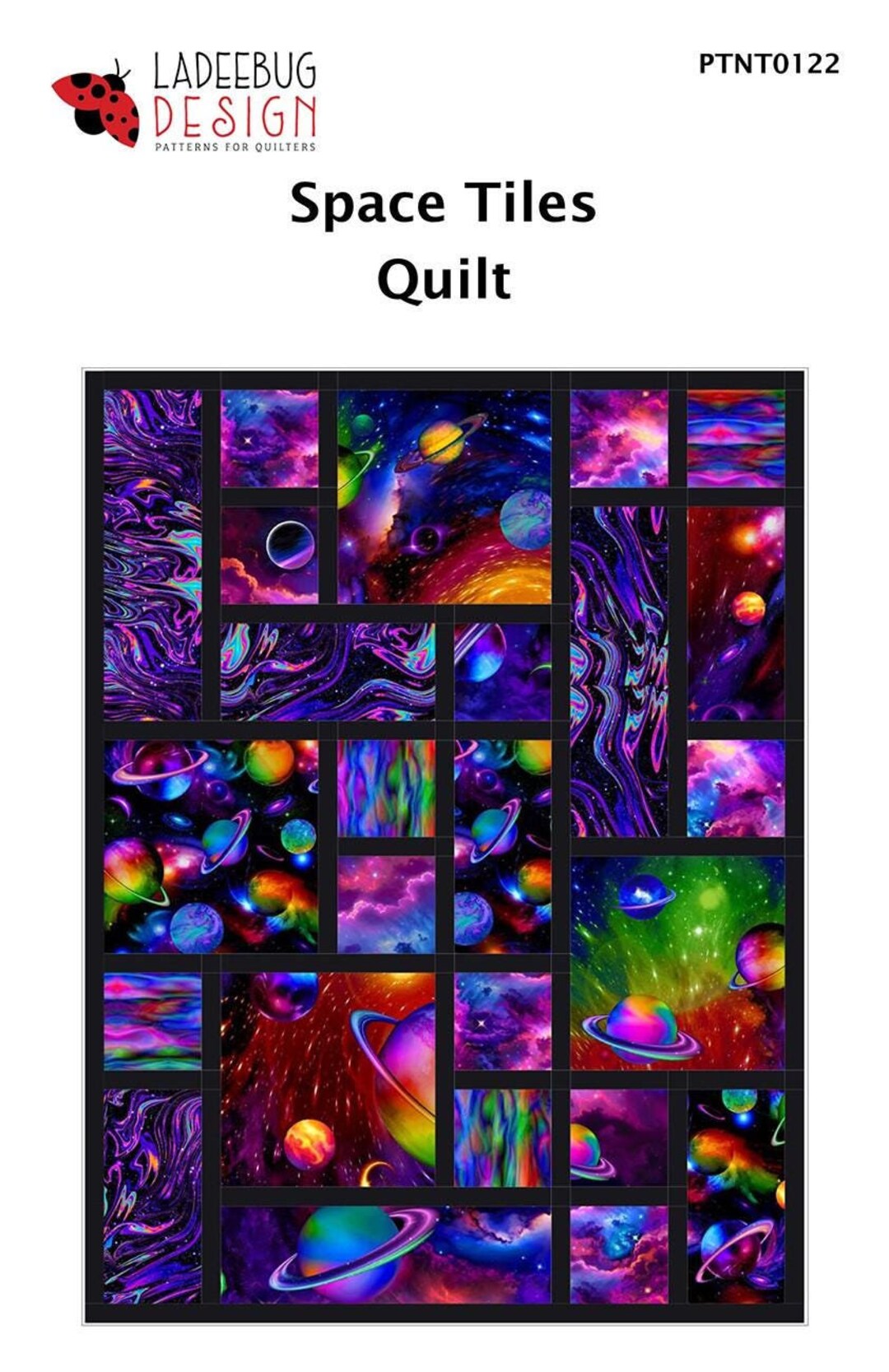 Space Tiles Quilt Quilting Pattern, From Ladeebug Designs BRAND NEW ...