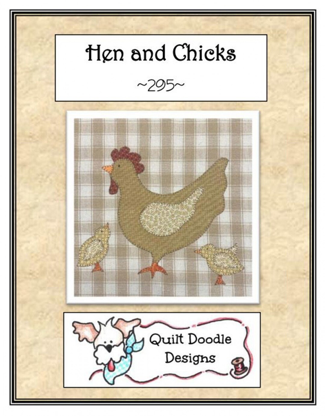 Hen and Chicks Sewing Pattern, From Quilt Doodle Designs NEW, Please ...
