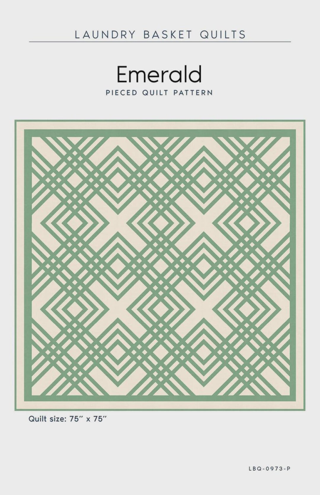 Emerald Quilt Quilting Pattern From Laundry Basket Quilts BRAND NEW ...