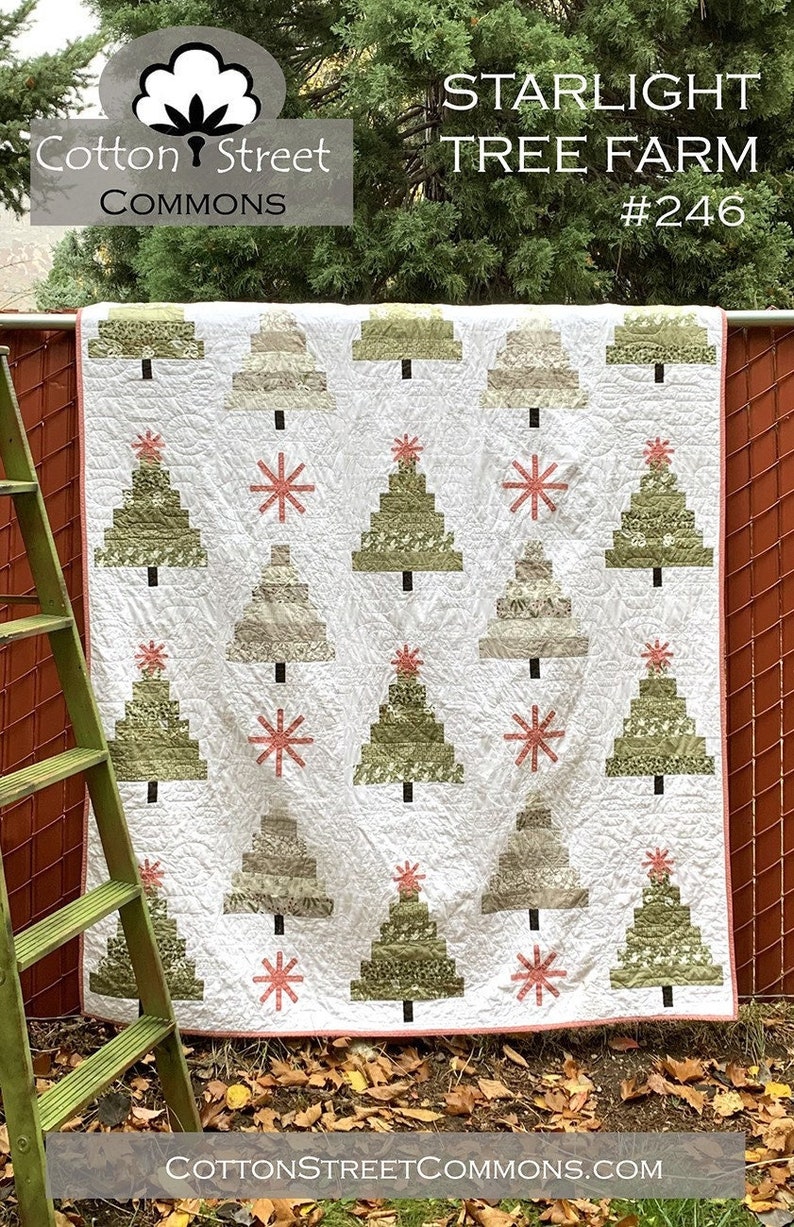 Starlight Tree Quilt Quilting Pattern From Cotton Street - Etsy