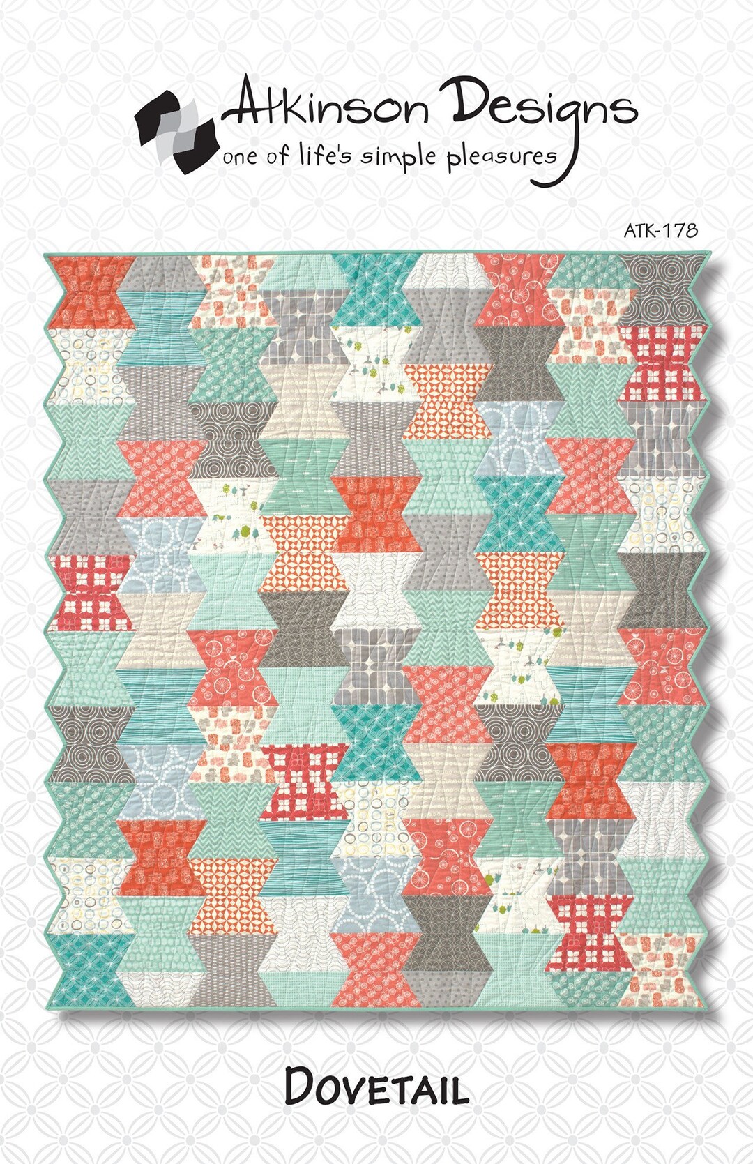 Dovetail Quilt Quilting Pattern From Atkinson Designs BRAND NEW, Please ...