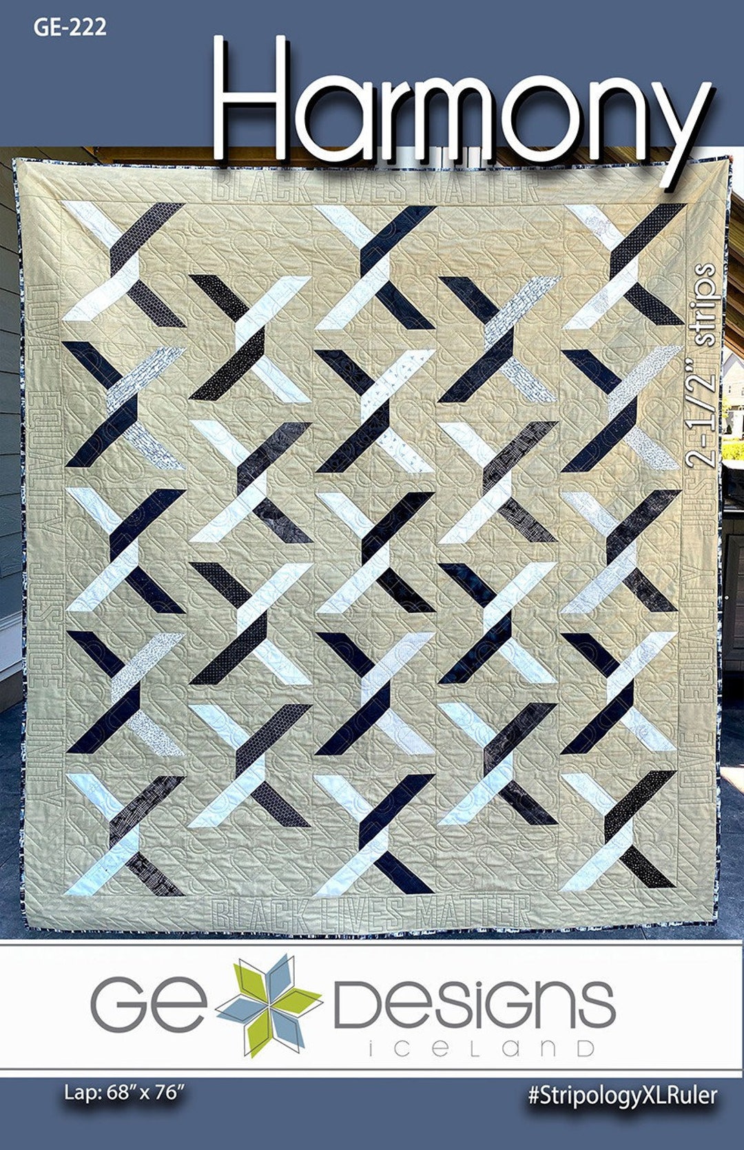 Harmony Quilt Pieced Quilting Pattern From G.E. Quilt Designs BRAND NEW ...