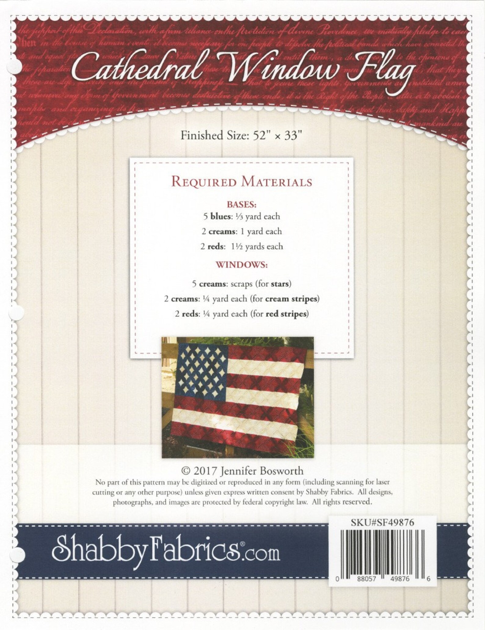 Cathedral Window Flag Quilt Quilting and Sewing Pattern From - Etsy