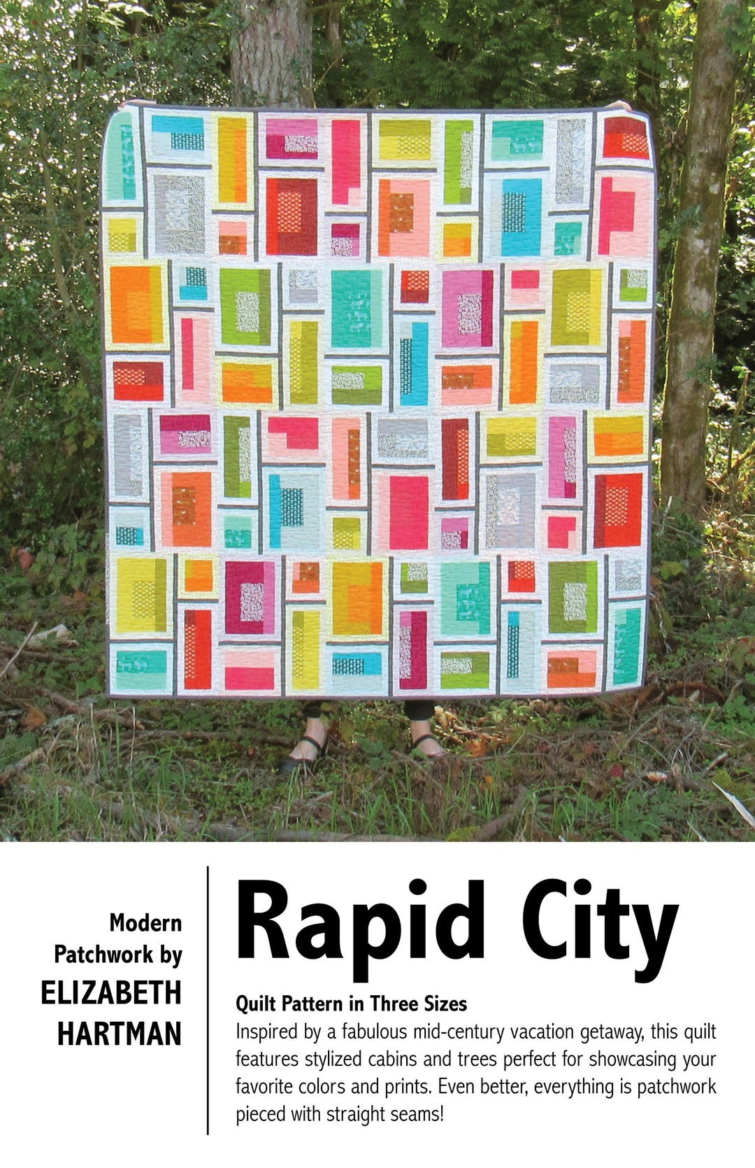 Rapid City Patchwork Quilt Quilting Pattern, From Elizabeth Hartman ...