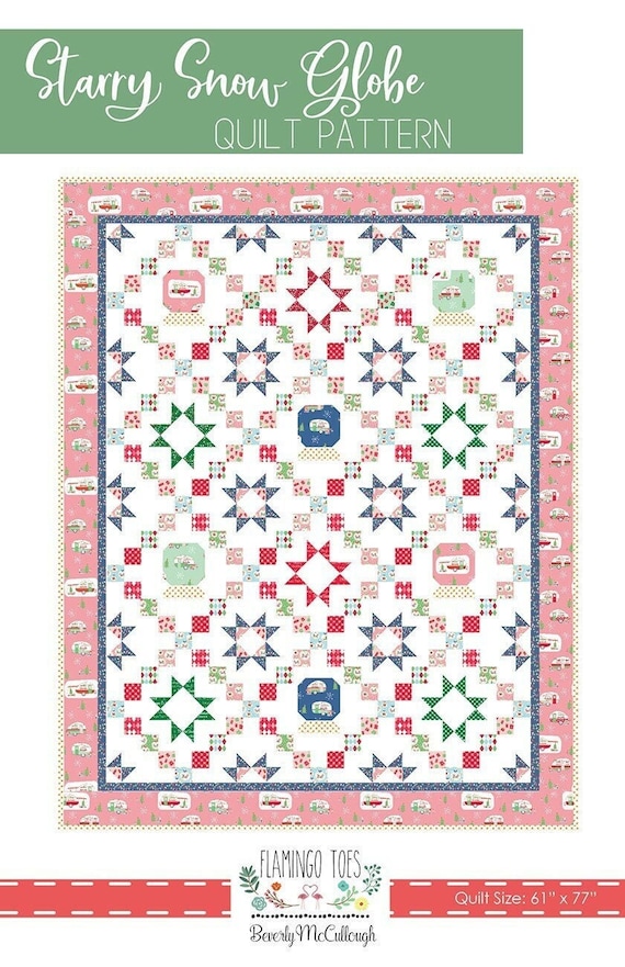 Starry Snow Globe Quilt _ Starry Snow Globe PDF Quilt Pattern – LTAX