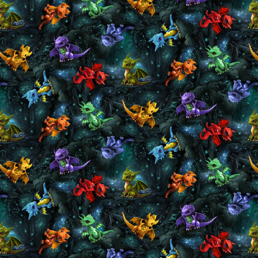 Beachcomber Seashells All Over on Woven Cotton Fabric Priced by the ...