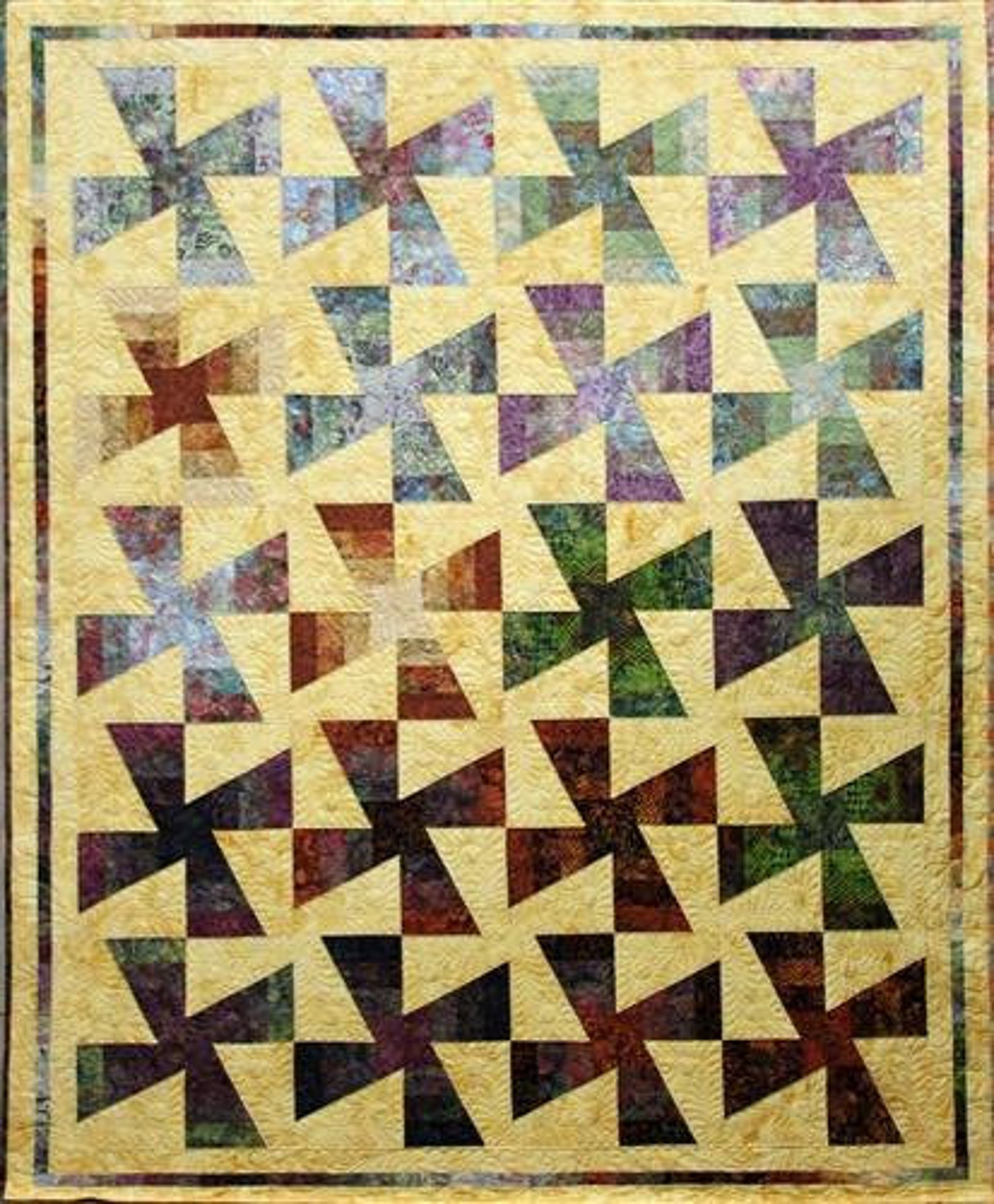 Bali Swirls Quilt Quilting Pattern From Cindi Mccracken Designs BRAND ...