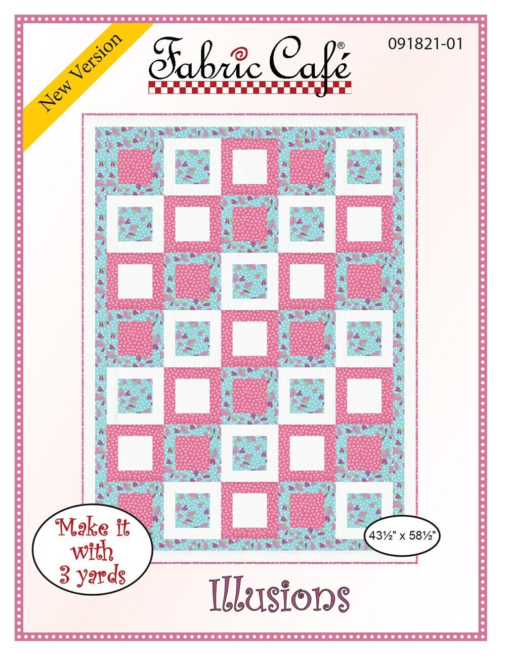 Illusions Quilt Quilting Pattern, From Fabric Cafe Patterns BRAND NEW ...