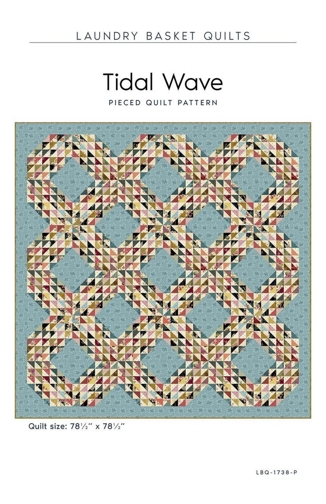 Tidal Wave Quilt Quilting Pattern From Laundry Basket Quilts BRAND NEW ...