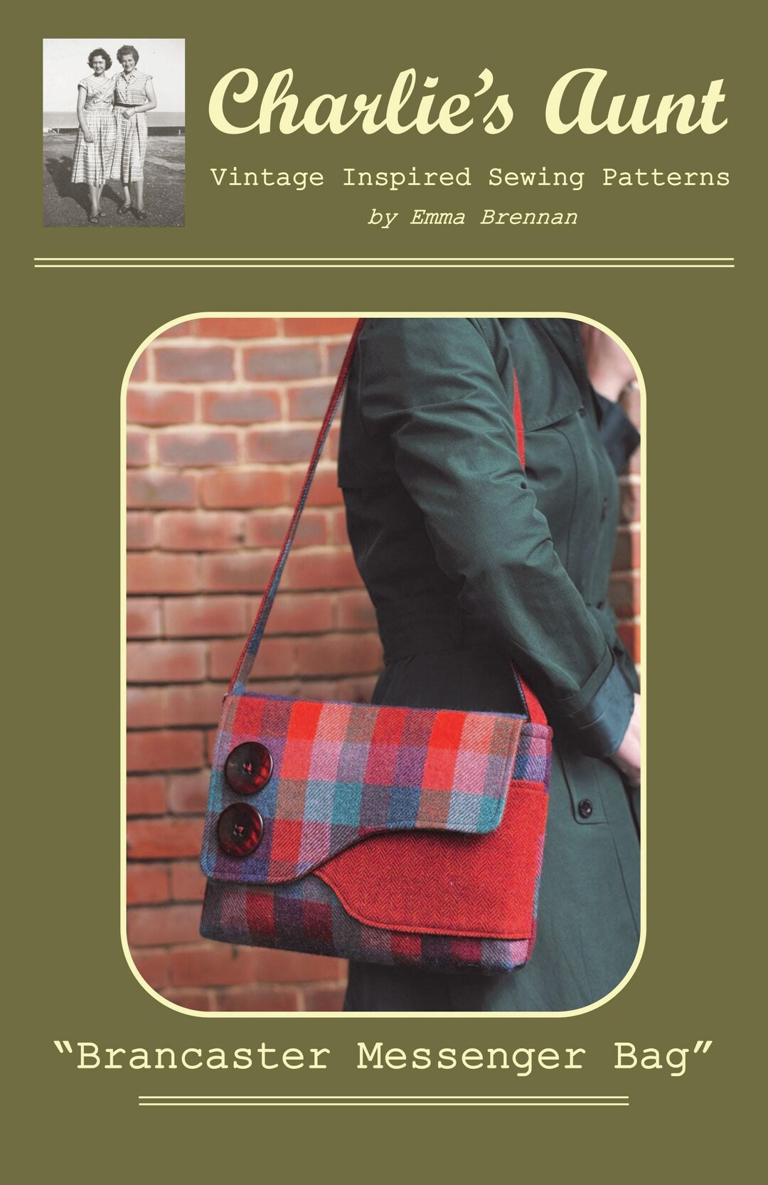 Brancaster Messenger Bag Purse Sewing Pattern, From Charlie's Aunt ...