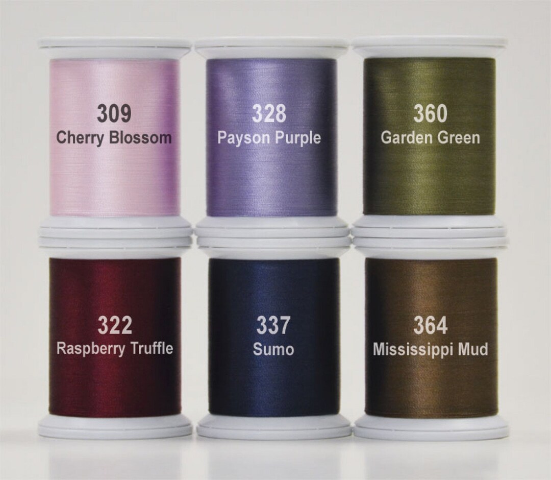 Kimono Silk Thread Set Happy Trails Collection 6 Spools From Superior ...