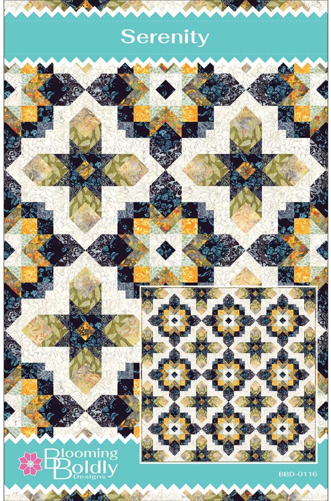 Serenity Quilt Quilting Pattern From Blooming Boldly BRAND NEW, Please ...