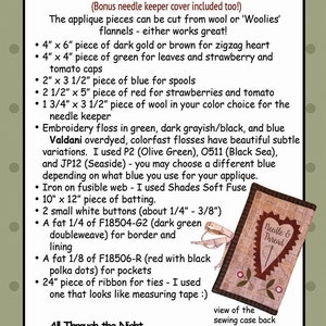 Needle and Thread Sewing Case Pattern From All Through the Night BRAND ...