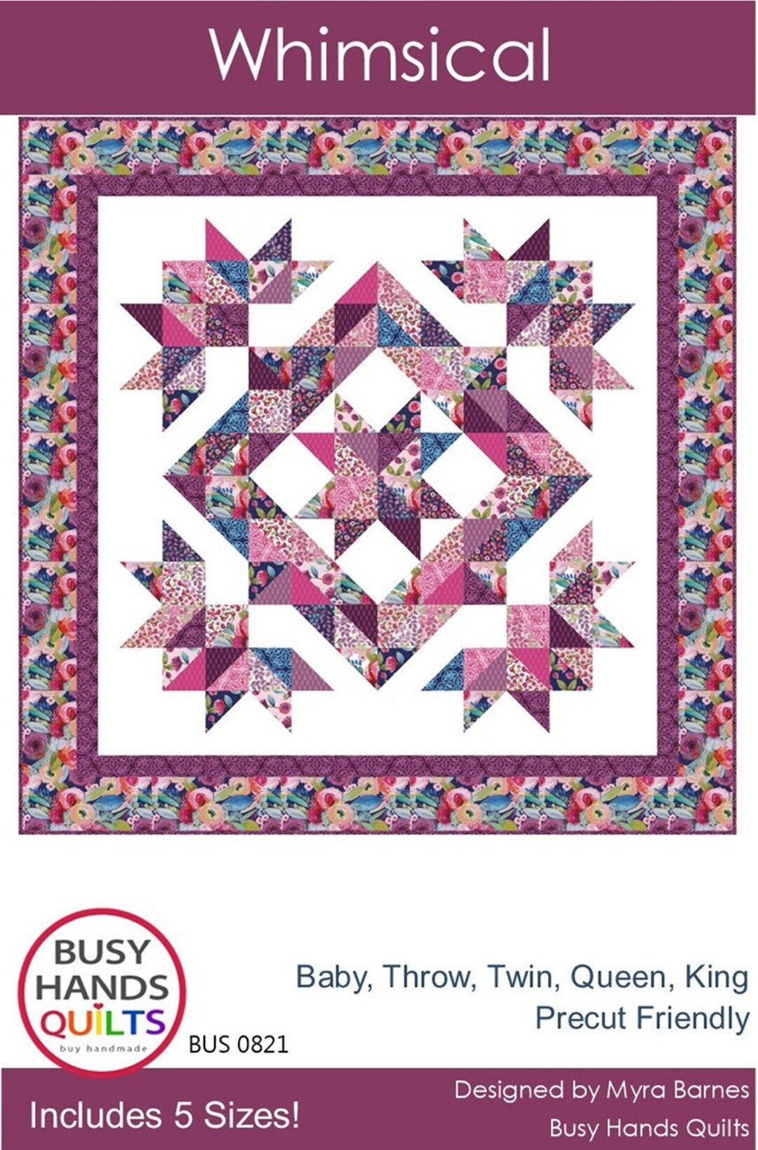Whimsical Quilt Quilting Pattern From Busy Hands Quilts BRAND NEW ...