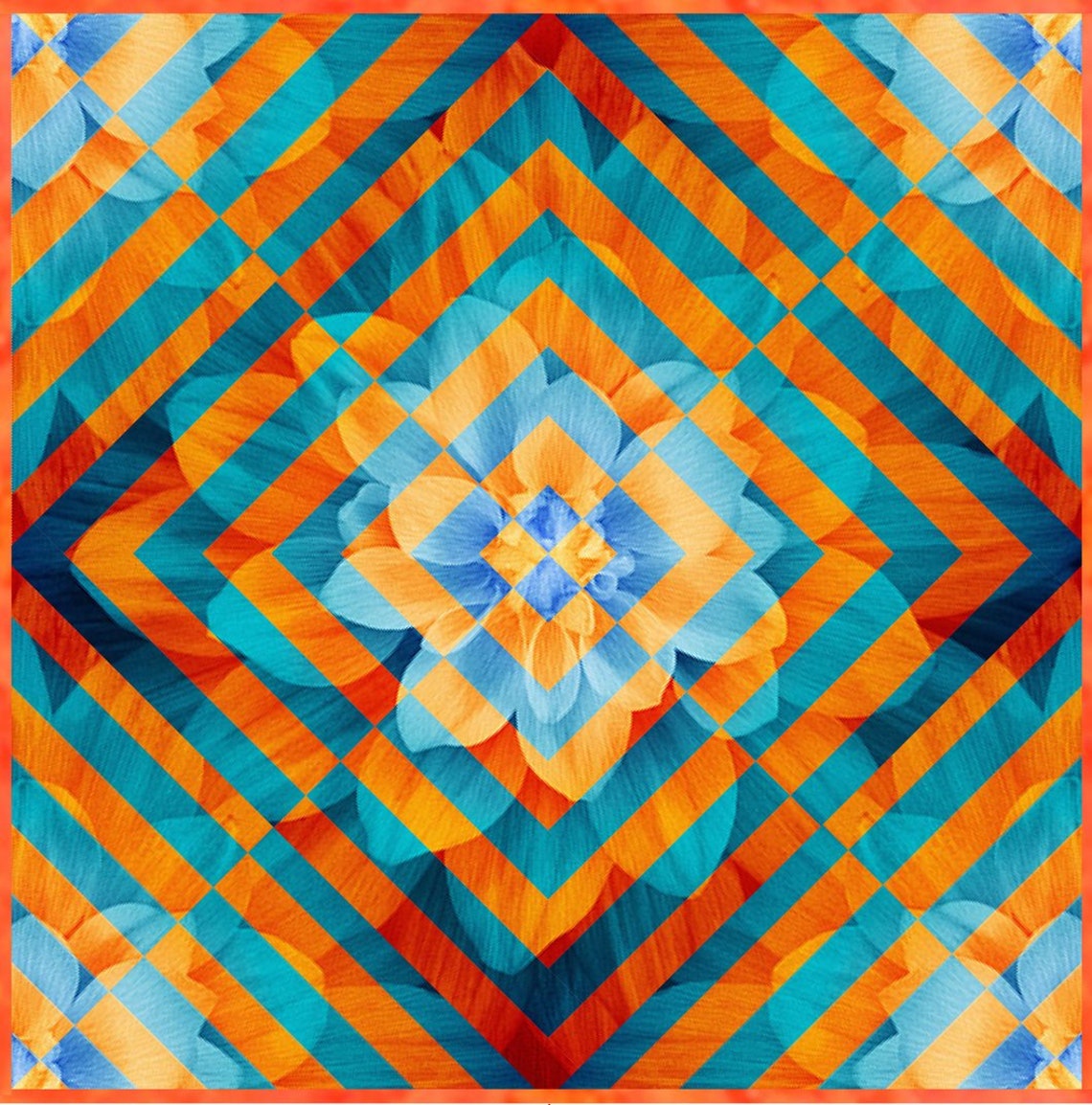 Fractured Flowers Quilt Quilting Pattern From Cindi Mccracken Designs ...