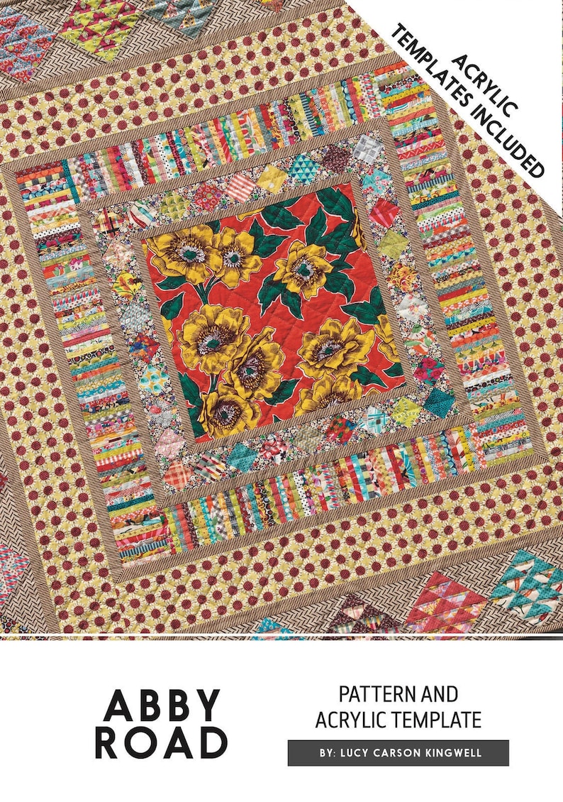 Abby Road Quilt Pattern With Acrylic Template From Jen Kingwell Designs ...